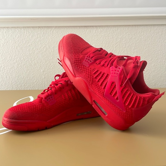 Shoes | Air Jordan Fly Knit University Red 4s | Poshmark